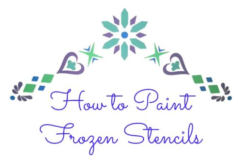How to Paint Frozen Stencils