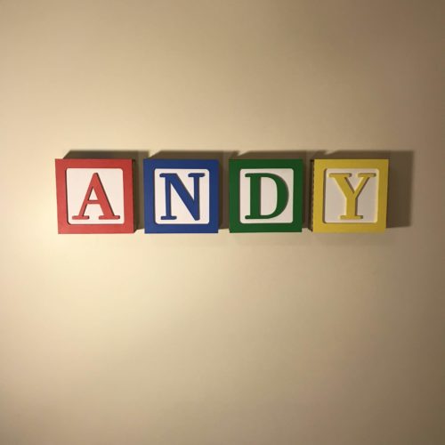 Instructions for Making and Hanging Letter Blocks - Living Lullaby Designs
