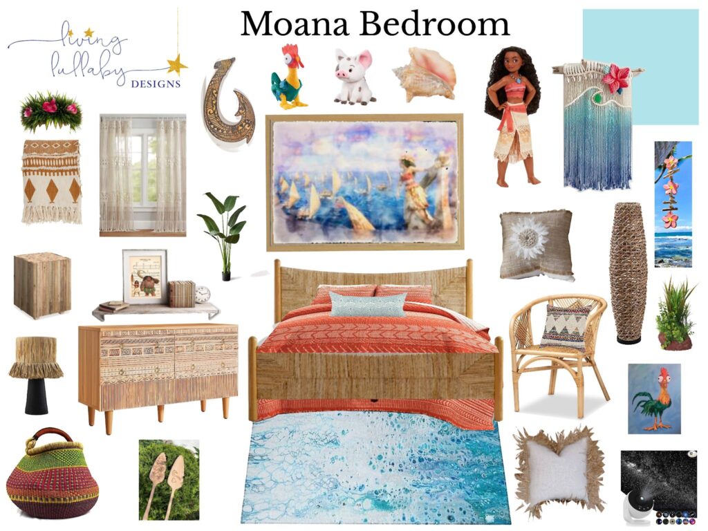 Moana Bedroom - Living Lullaby Designs